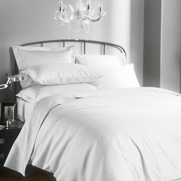 1000 Thread Count Luxurious Fitted Sheet White Bed Bath Emporium Bed and Bath Emporium