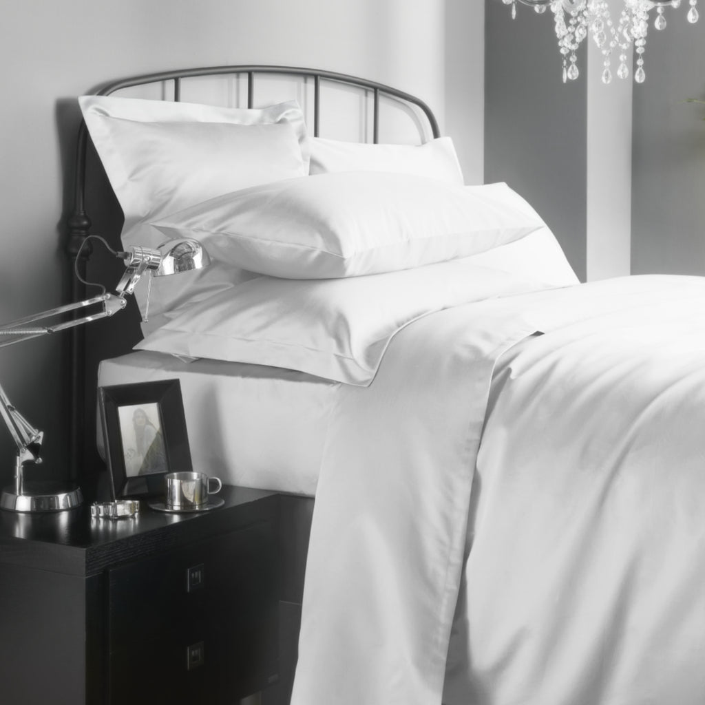 1000 Thread Count Luxurious Flat Sheet – White | Bed & Bath Emporium ...