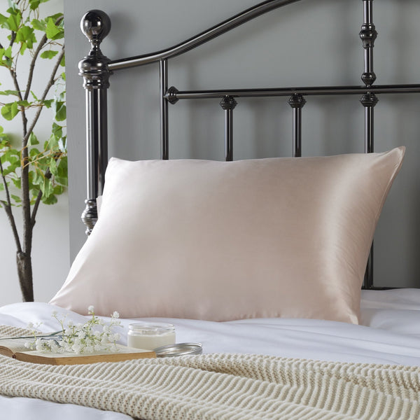 Blush 100% Mulberry Silk Pillowcase – Luxuriously Smooth Hypoallergenic | Bed & Bath Emporium ...